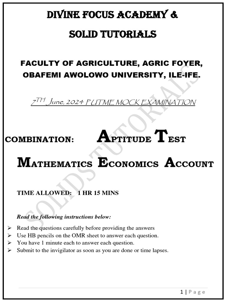 Mea 2 - Dfac - 2024 | PDF | Circle | Interest