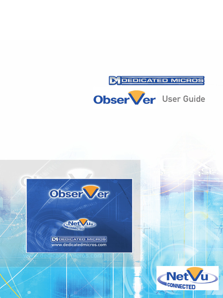 NetVu Observer User Guide | PDF | Java (Software Platform) | File Transfer Protocol
