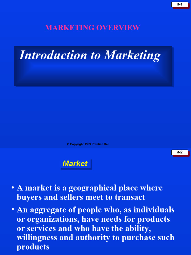 Overview of Marketing | PDF | Marketing | Sales