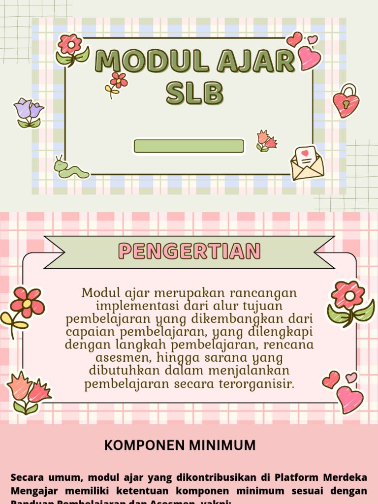 Modul Ajar Untuk SLB Fix | PDF