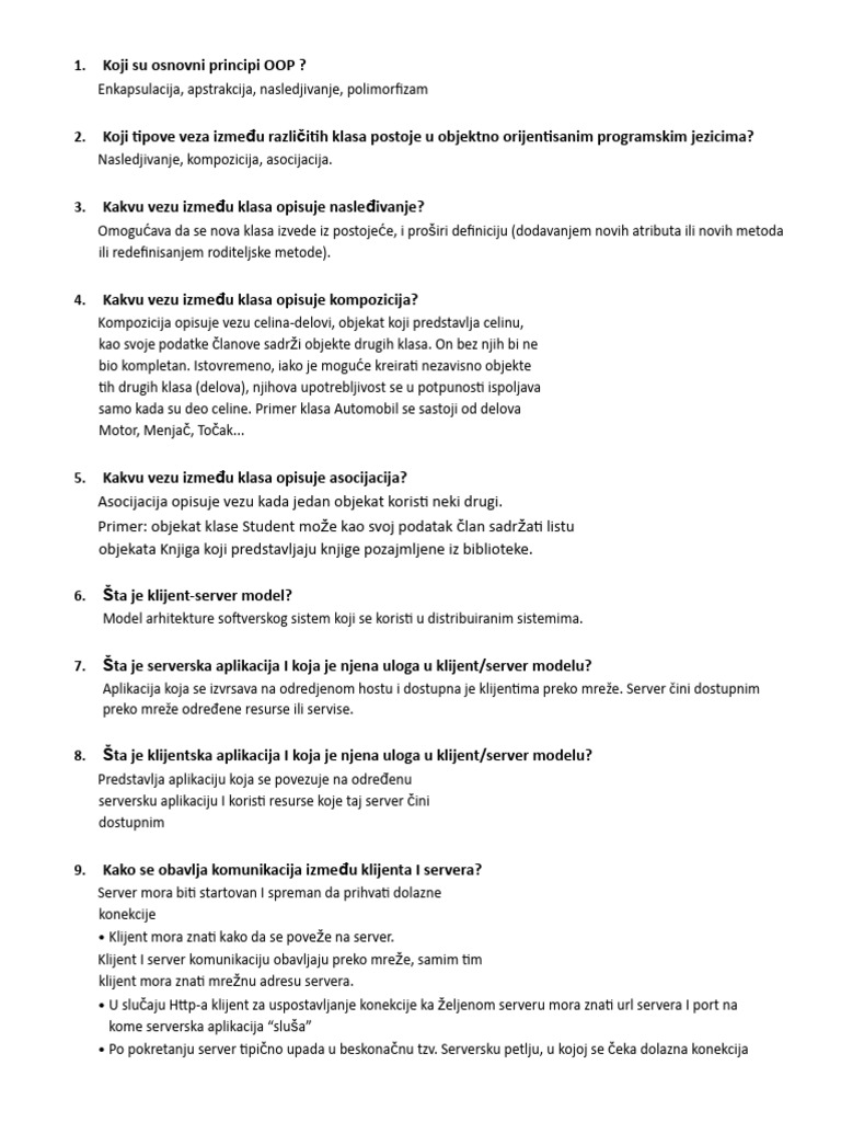 Web Pitanja I Odgovori | PDF