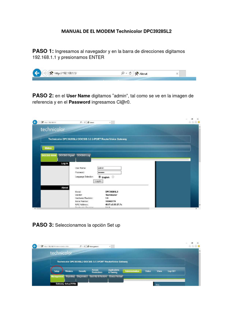 Technicolor Dpc3928sl2 Pdf