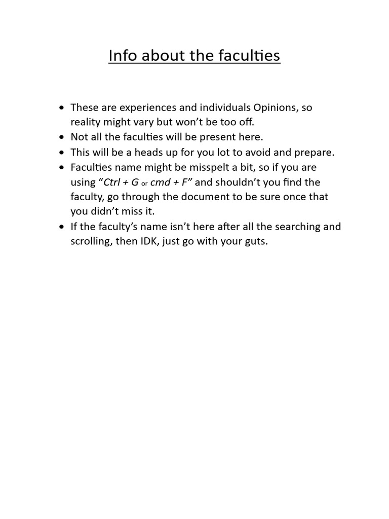About The Faculties Pdf Teachers