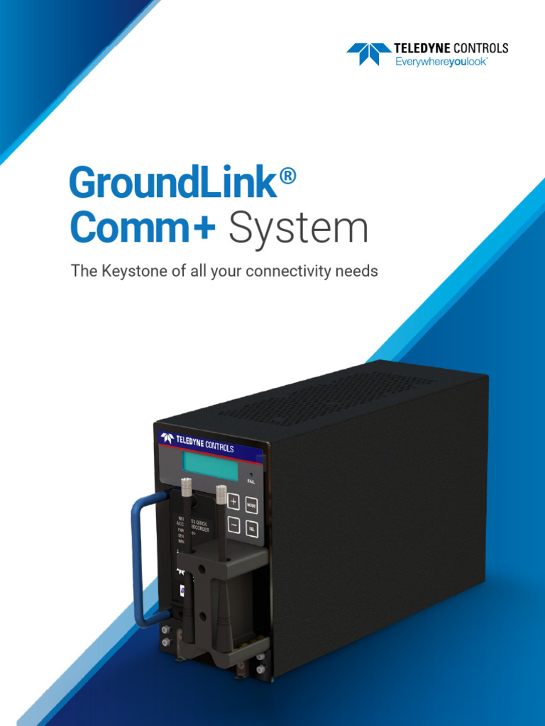 Teledyne GroundLink Comm+ | PDF | Wireless | Computer Engineering