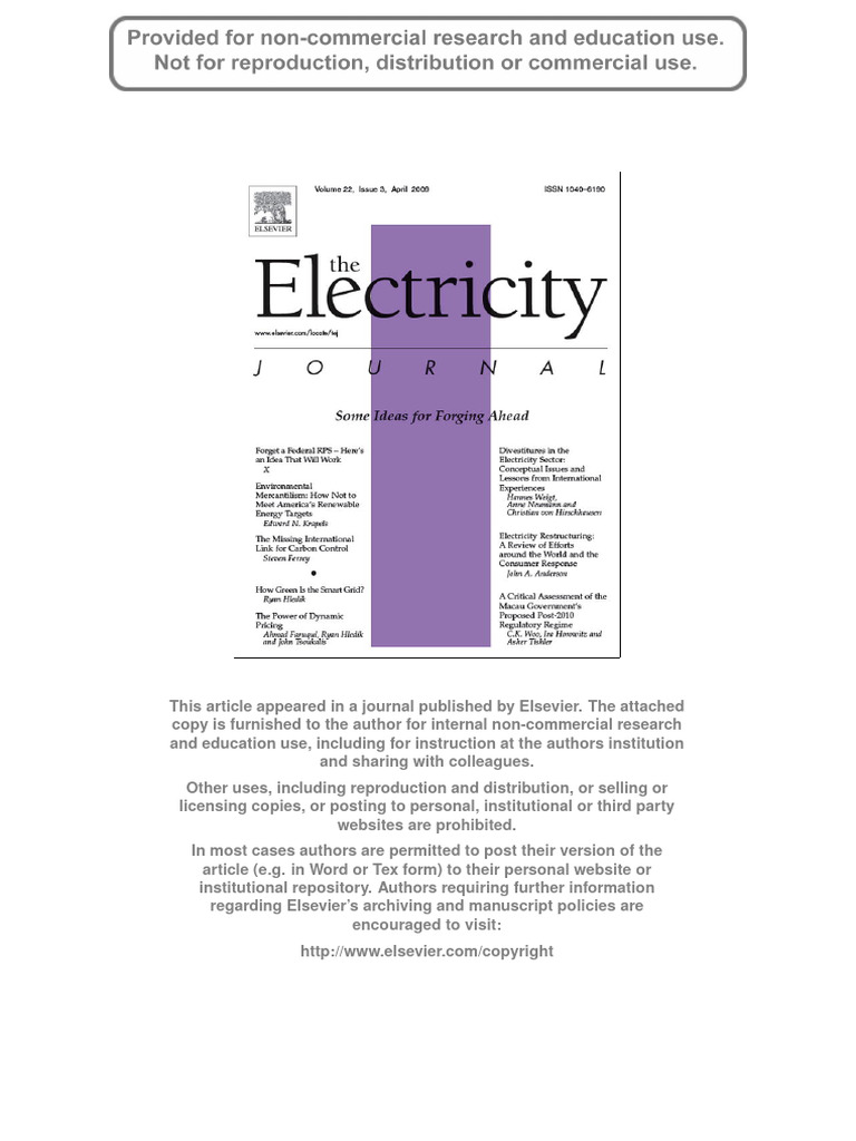 The Power of Dynamic Pricing - TSE - Eko | PDF | Smart Grid | Elasticity (Economics)
