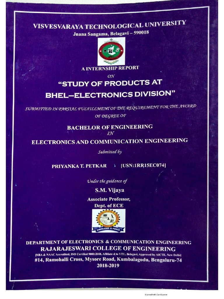 ECE Internship | PDF