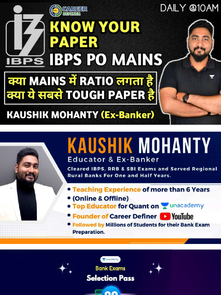 Ibps Po Mains (Kyp) | PDF | Data | Applied Mathematics