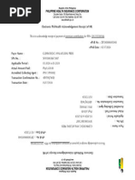 PhilHealth Premium Payment Slip | PDF