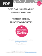 AQA Past Paper Questions: An Inspector Calls | PDF | Plays