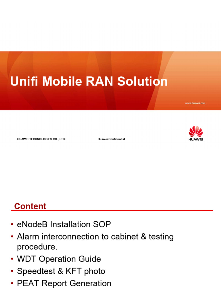 TM Unifi Mobile - Subcon Training Slide | PDF | Mobile App | Rectifier