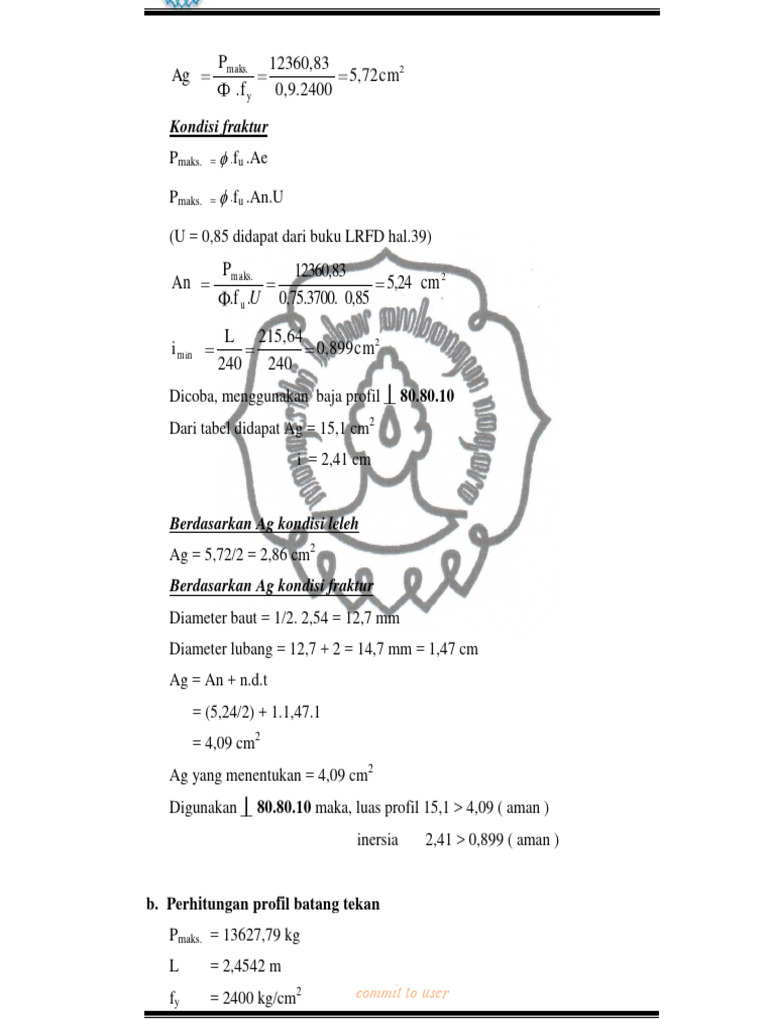 -123dok.com- Perencanaan Struktur Dan Rencana Anggaran Biaya Rab Gedung ...