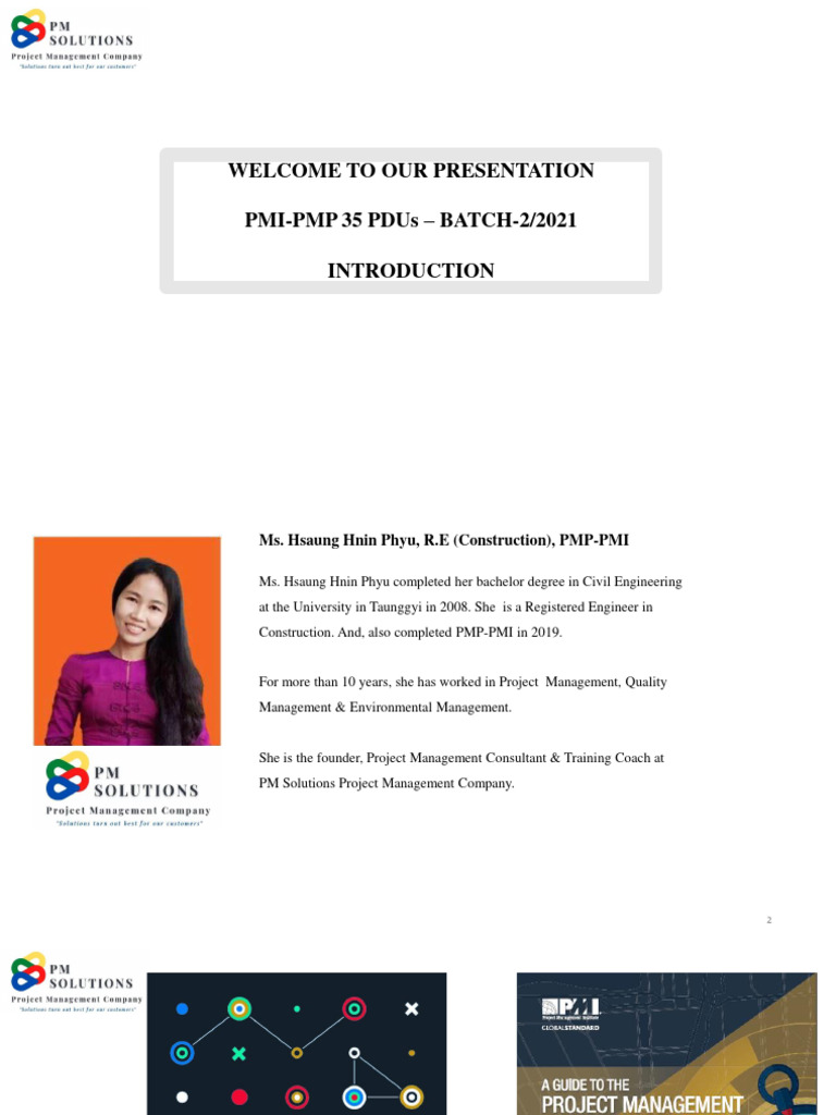 PMS-PMP-PDU-001 Introduction | PDF | Project Management | Business