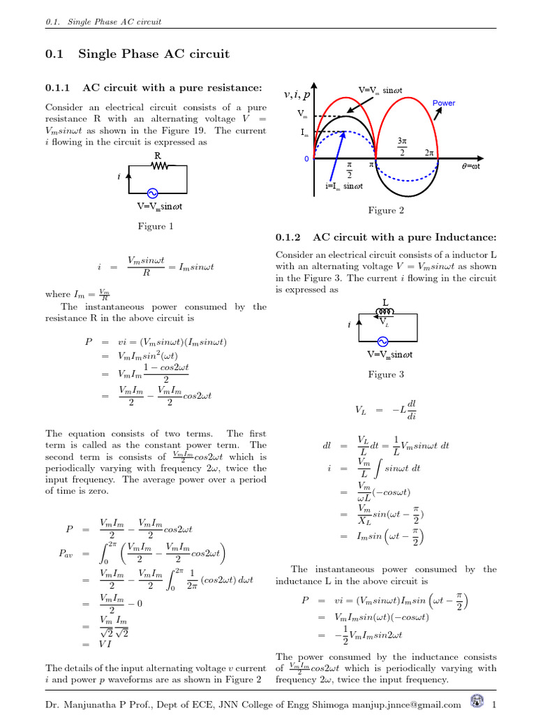 Module 2 Single Phase Three Phase Circuits | PDF | Electric Motor | Materials Science