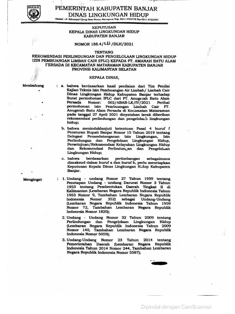 Ijin IPLC PT. ABAP | PDF