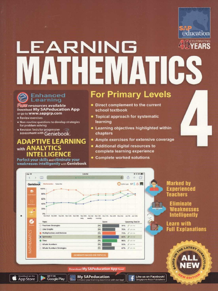 SAP Education Learning Mathematics Maths For Primary Levels 4 | PDF