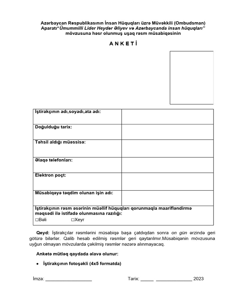 Anket Urm 2023 | PDF