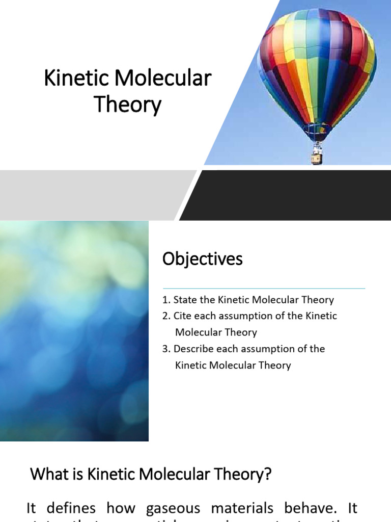 Kinetic Molecular Theory | PDF