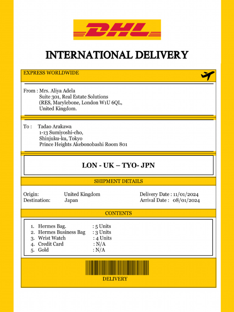 DHL I | PDF