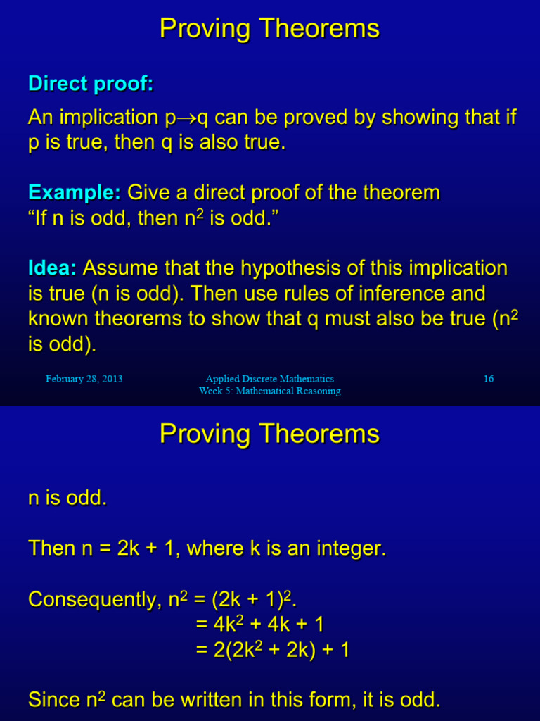 Proof | PDF | Mathematical Proof | Theorem