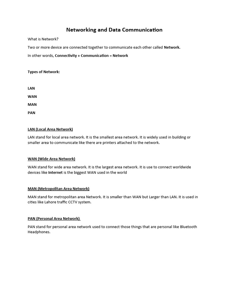 Networking | PDF | Computer Network | Ip Address