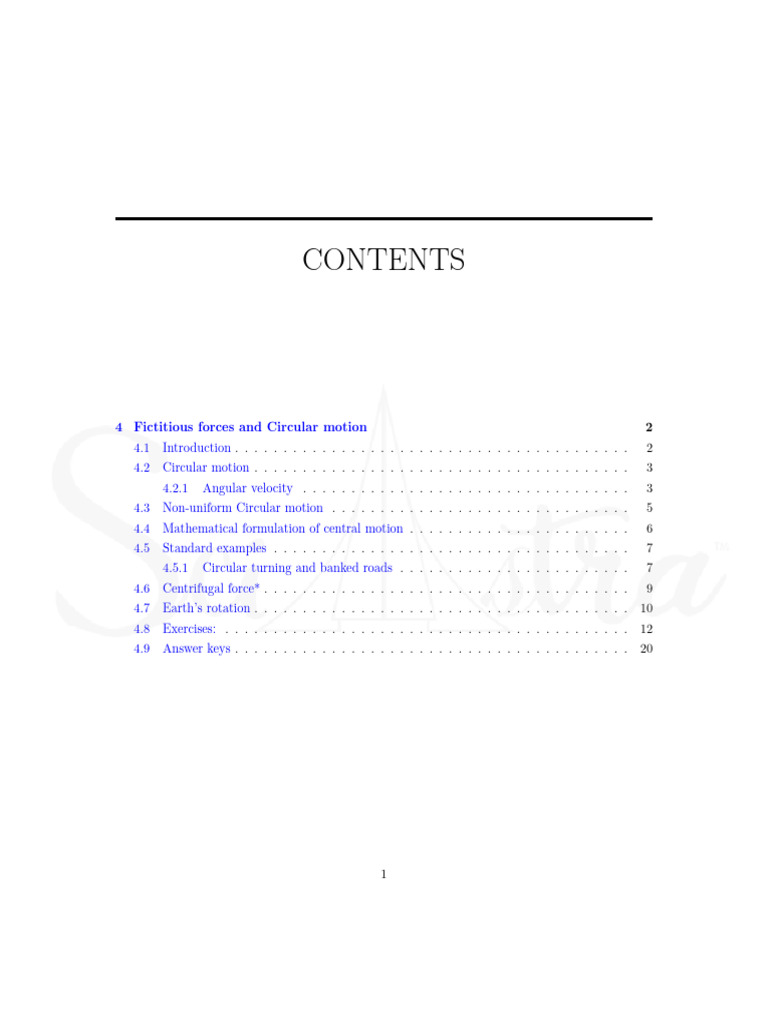 Fictious Forces and Circular Motion | PDF | Force | Acceleration