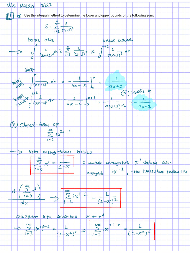 Matdis Uas 22 (Nomer 1, 2a) | PDF