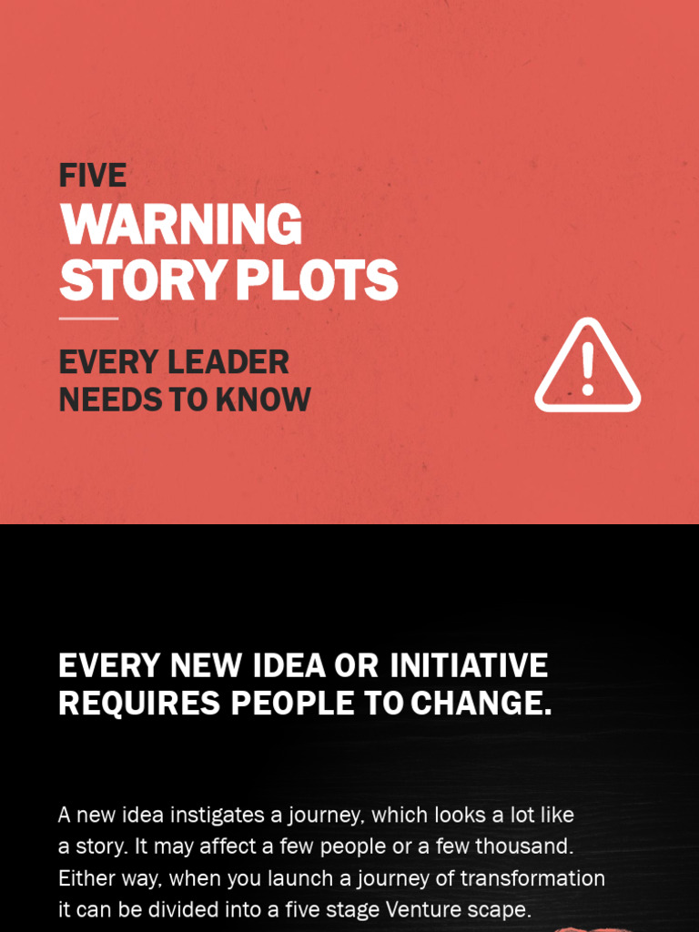 Duarte Warning Story Types to Guide Your Team Through Transformation | PDF