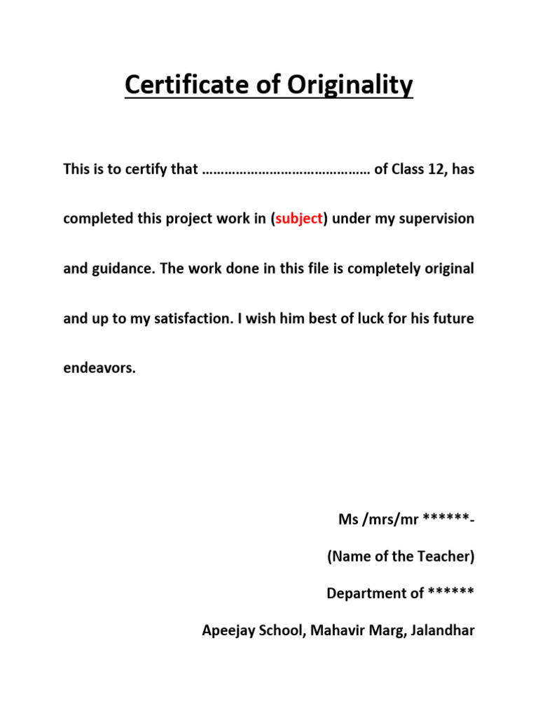 Student Project Certification | PDF | Career & Growth
