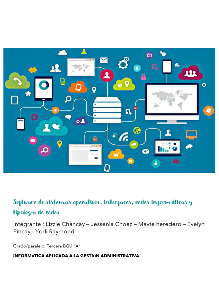 Exposición Informática Informe | PDF | Red de computadoras | Sistema operativo