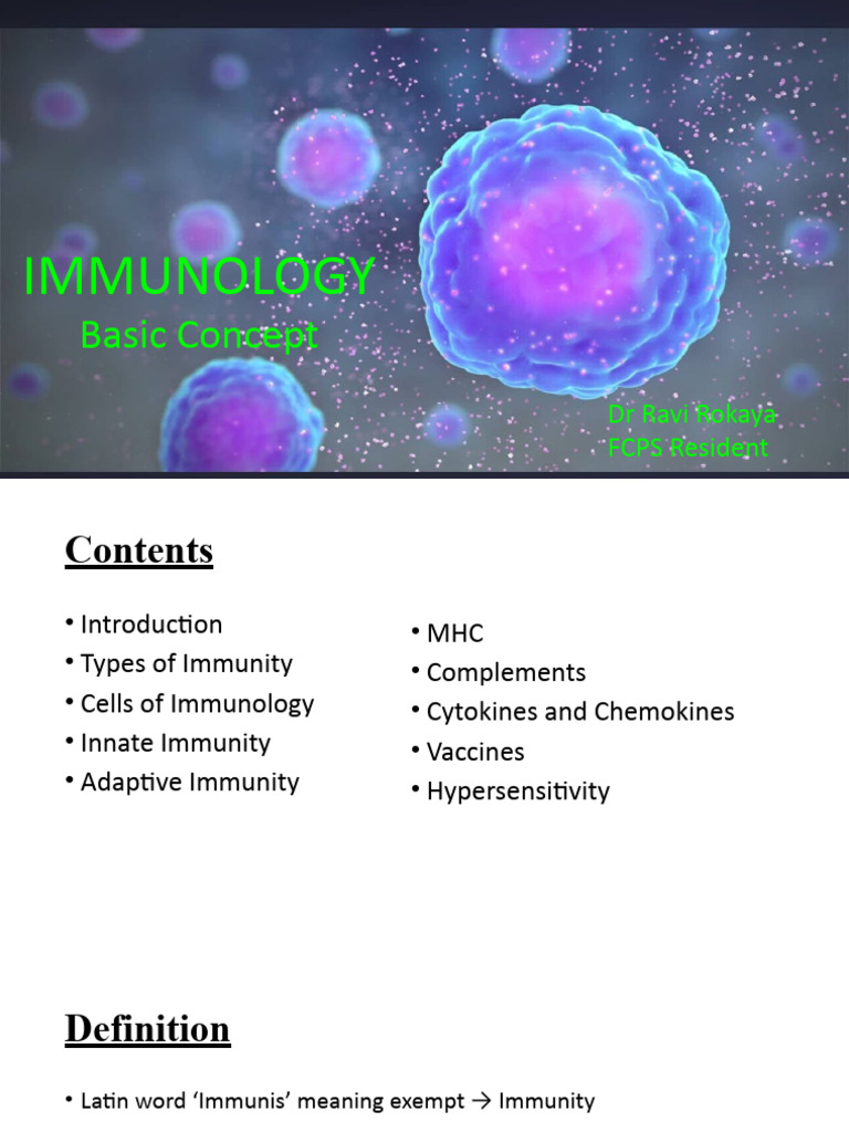 Immunology (The Basic Concept) | PDF | T Cell | Immune System