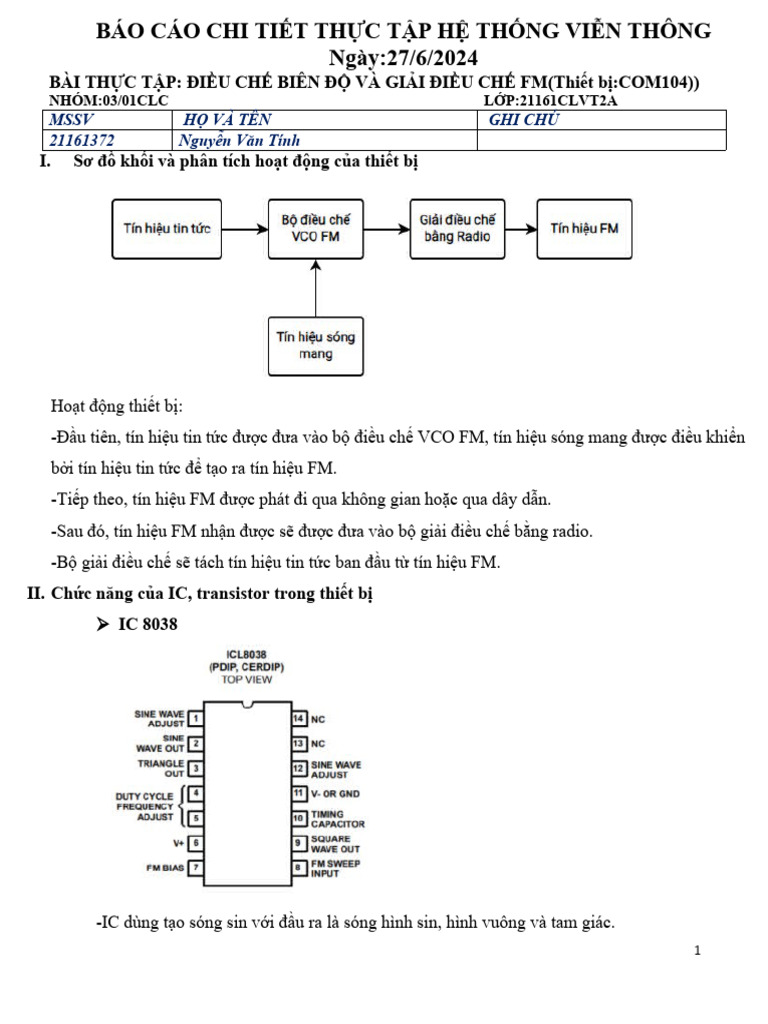 Chi Tiết COM104 | PDF