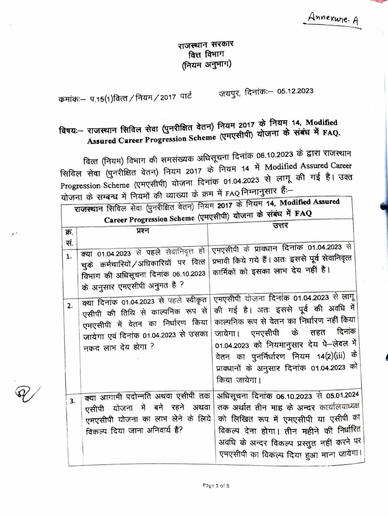 MACP Rules FD Clarification | PDF | Business | Finance & Money Management