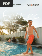 Colorbond Steel Fence Installation Guide | PDF | Materials