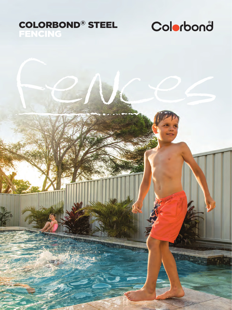 Colorbond Steel Fencing Brochure | PDF | Materials