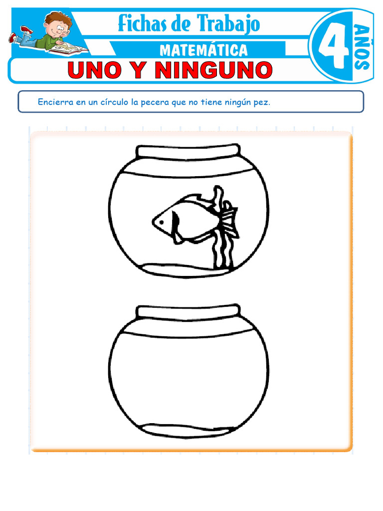 Uno y Ninguno Para Ninos de 4 Anos (1) | PDF
