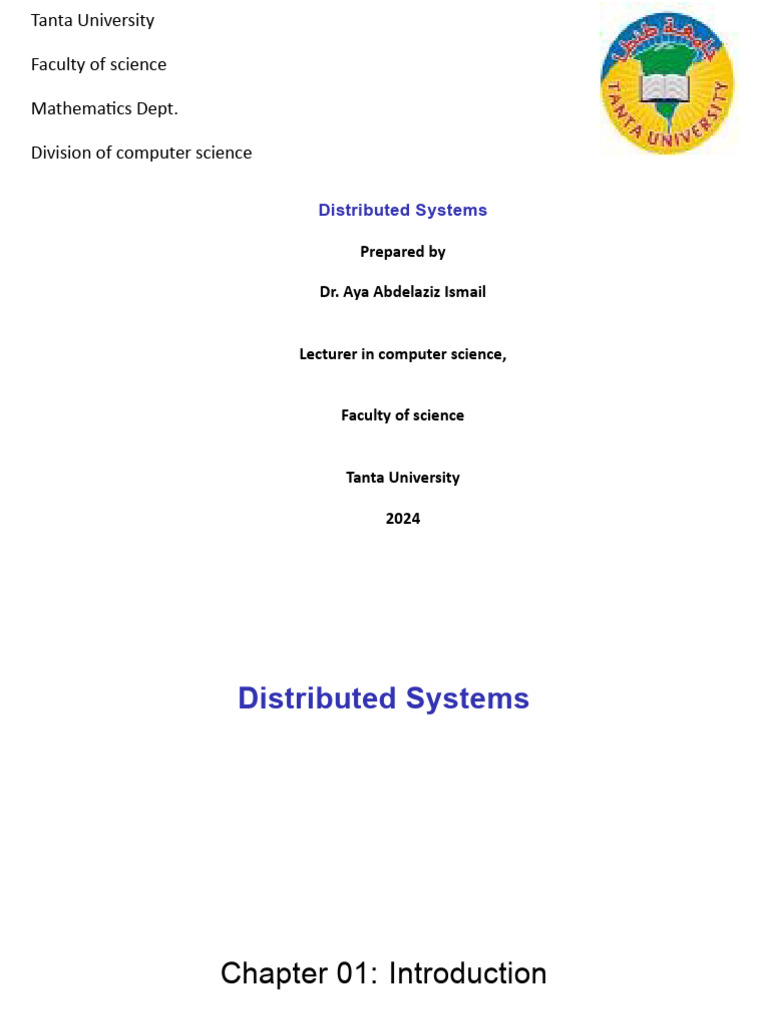 slides.01-I | PDF | Peer To Peer | Distributed Computing