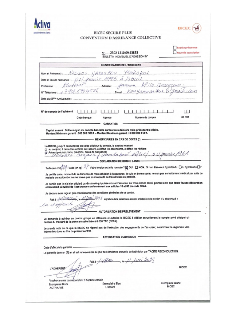 BICEC SECURE PLUS | PDF