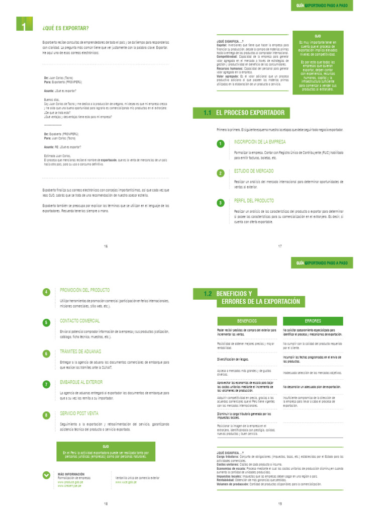 Exportando Paso A Paso Cap 1-3 | PDF | Business | Exportaciones