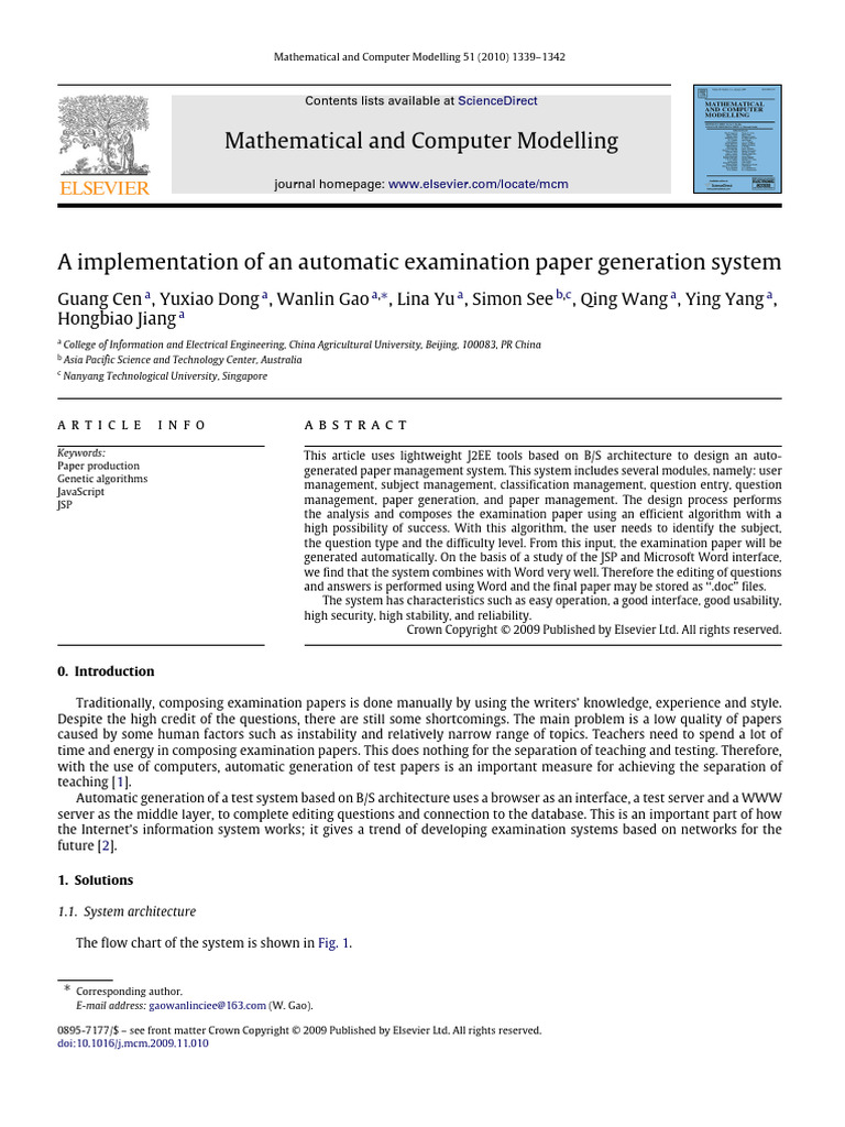 Elsevier | PDF | System | Databases