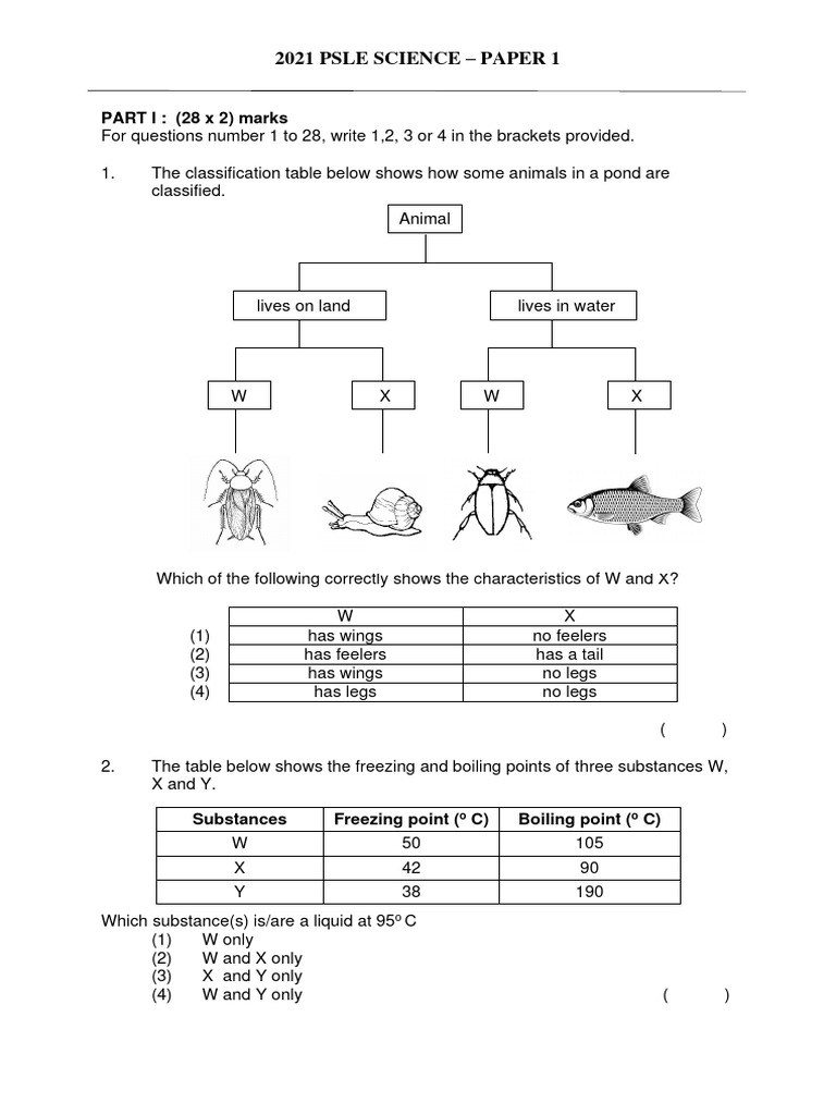 ERC 2021 PSLE Science | PDF | Wind Turbine | Turbine