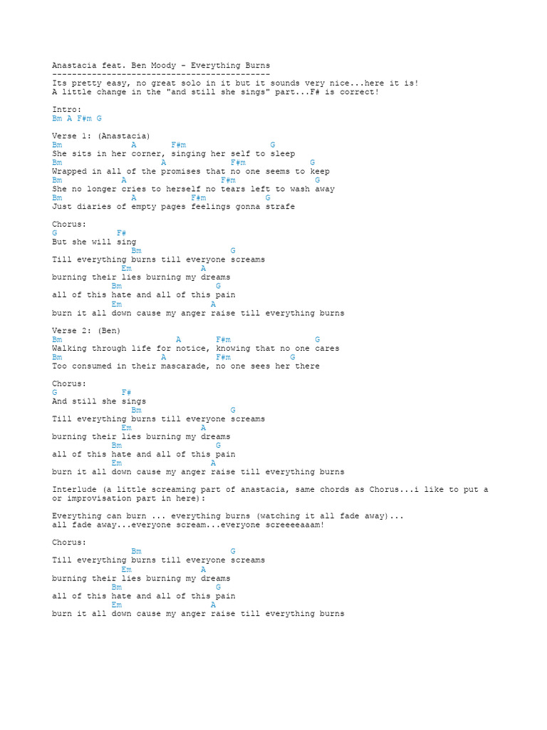 everything Burns | PDF