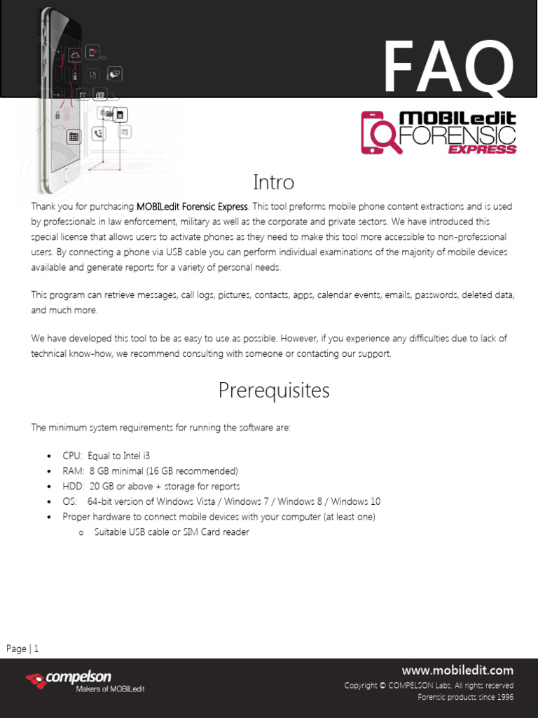 Forensic Express Quick Guide | PDF | Mobile Software | Computing