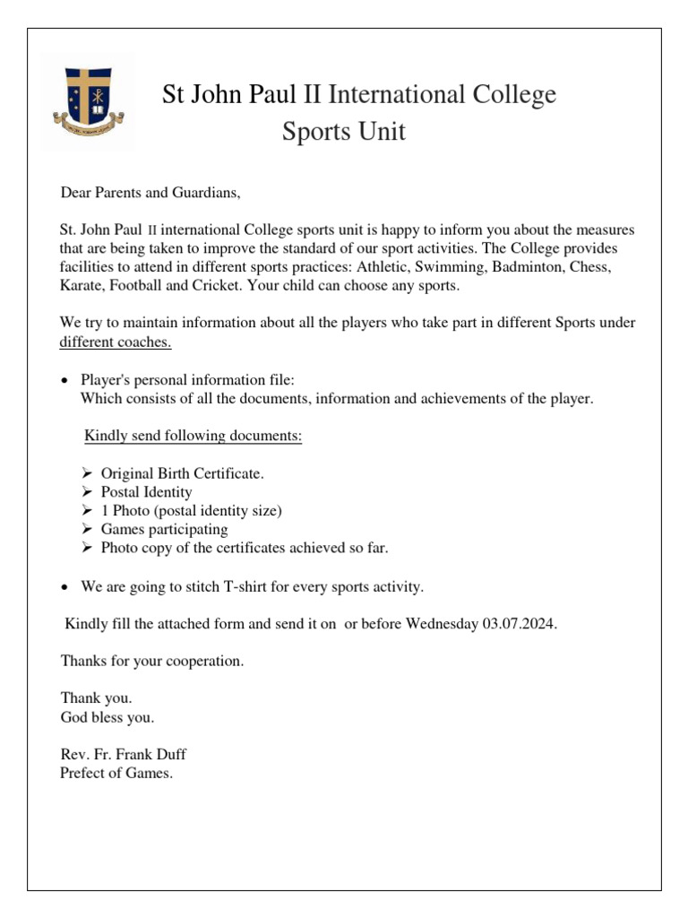 Student Identity Form New | PDF