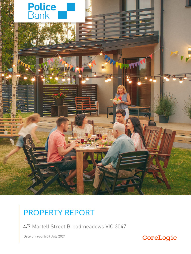 Corelogic Property Report | PDF | Copyright | Real Estate Appraisal