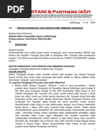 Replik Penggugat dalam Perkara Cerai | PDF