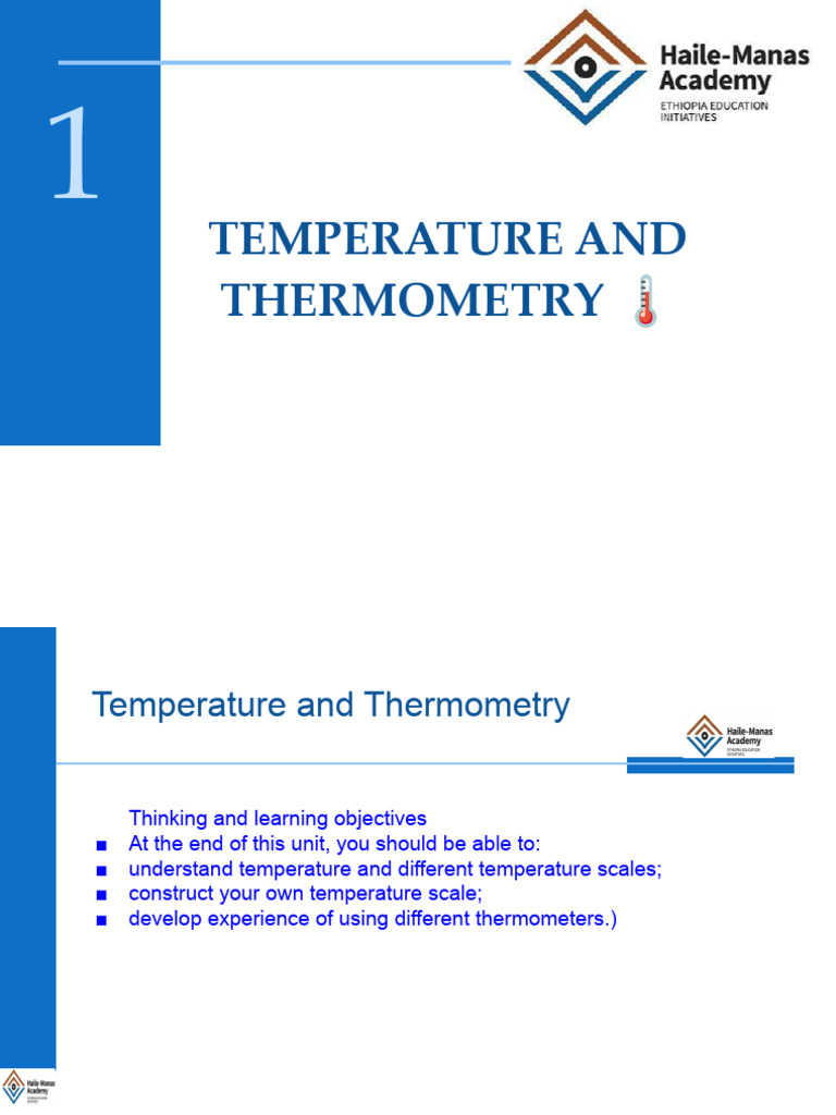 Temperature and Thermometry ? | PDF | Greenhouse Effect | Thermometer
