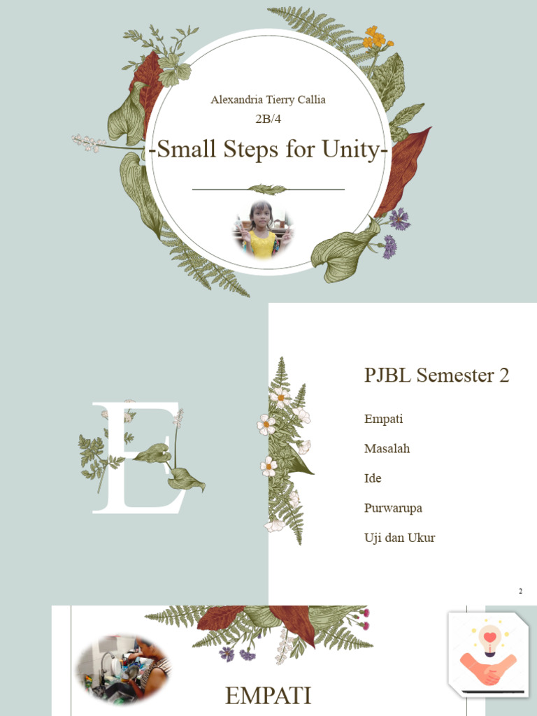 PJBL Small Steps For Unity | PDF