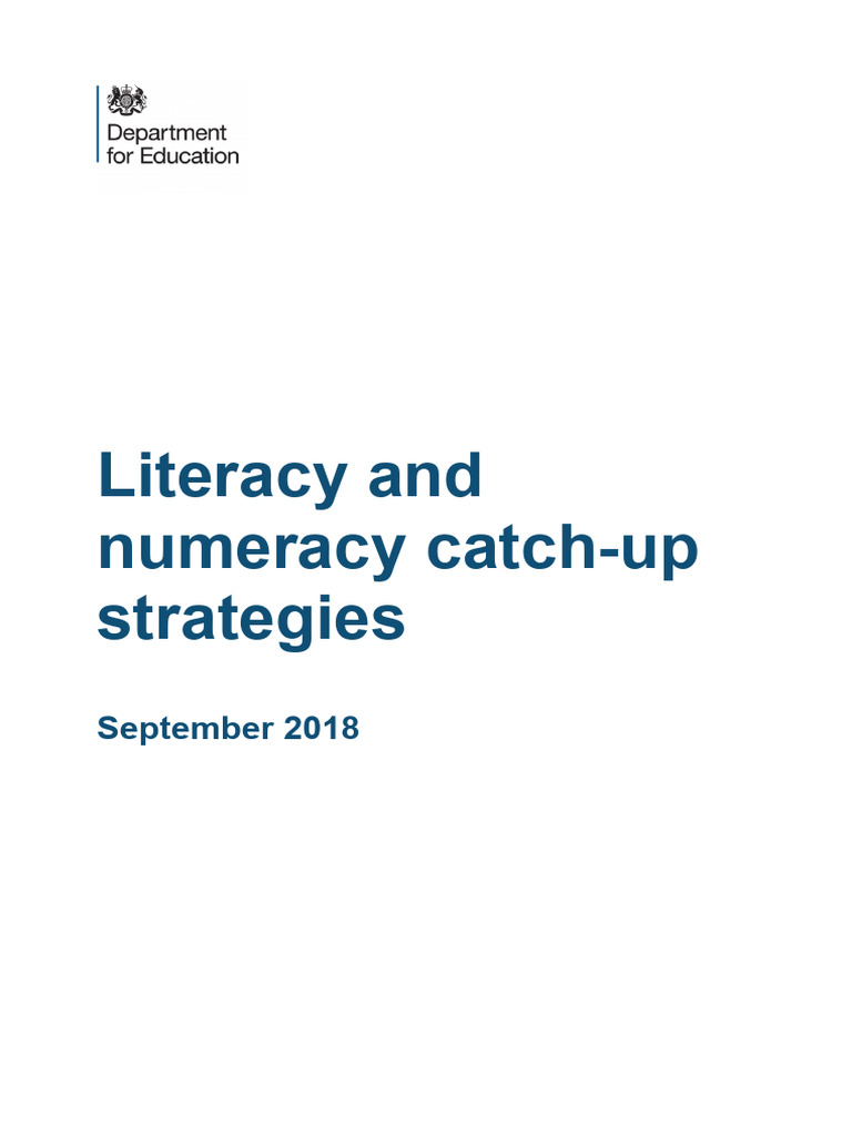 Literacy and Numeracy Catch Up Strategies Amended July-2018 Amended 10. ...