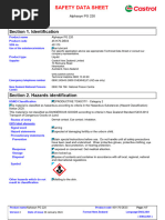 MSDS Castrol Alpha SP 320 | PDF | Personal Protective Equipment | Waste ...
