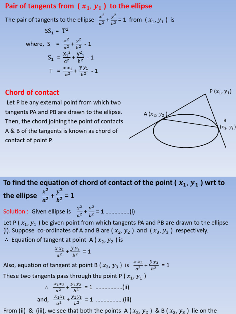 2D-Ellipse Class5 | PDF | Ellipse | Line (Geometry)